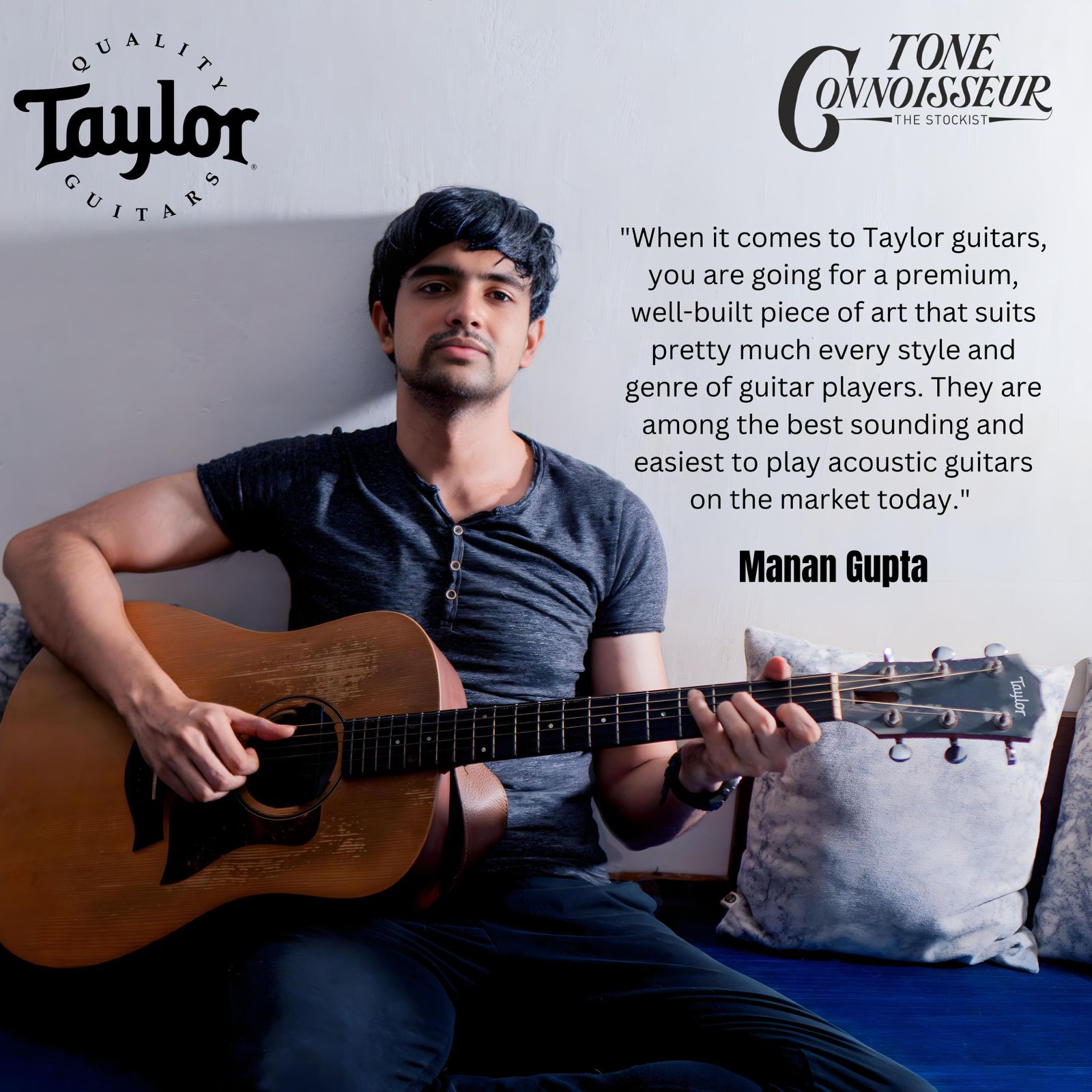 World Of Taylor Guitars Featuring Manan Gupta - TheStockist