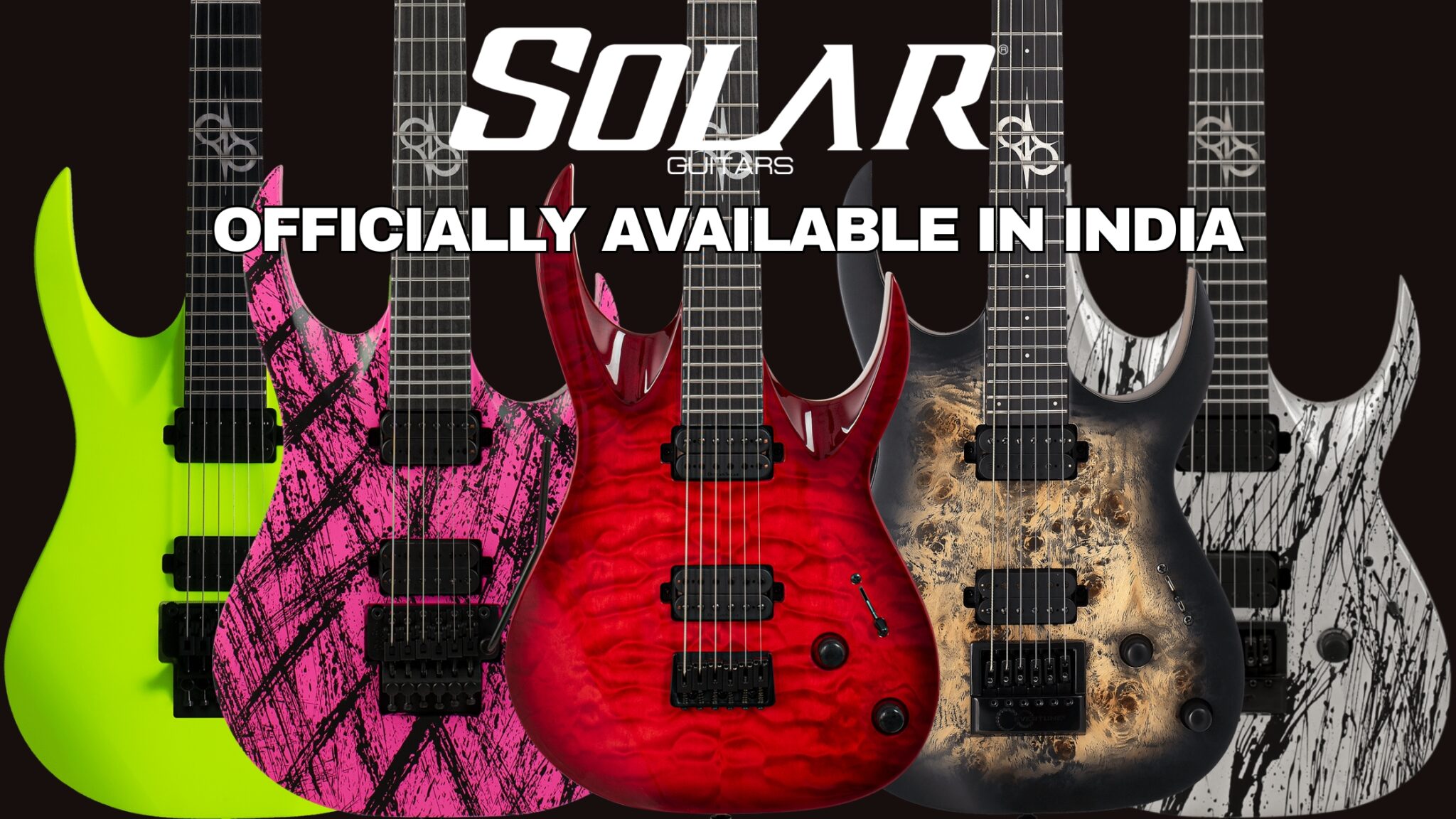 Solar Guitars Have Finally Landed in India - TheStockist